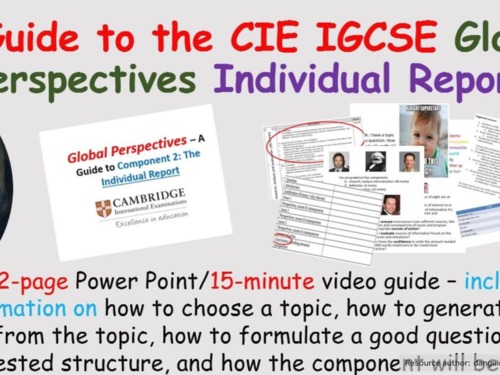 Global Perspectives Individual Report - IGCSE Guide by Dans History Highway