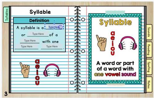 Digital Phonics Interactive Notebook - Level 5 | Google Slides ...