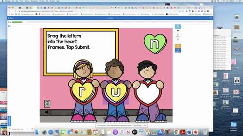 Build Valentine CVC Words BOOM Cards by Little Library of Learning