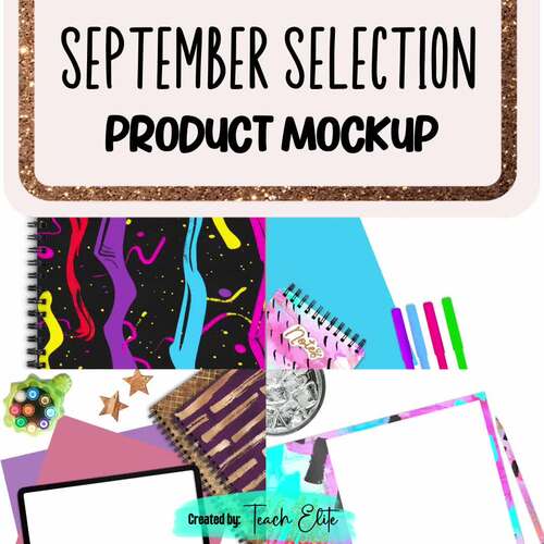 Fixed & Movable mock-up scenes, 8 stock images Mock up by Teach Elite