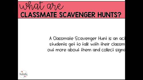 Back to School Get to Know You Fun Activities | Classmate Scavenger Hunts