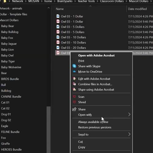 Classroom Dollars | Economy Reward Mascot Money | Llama & Giraffe PDF