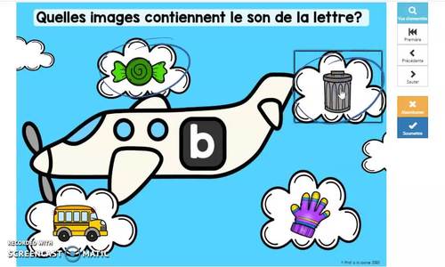 French Alphabet Sounds | Son des lettres|Alphabet Cartes Boom Distance ...
