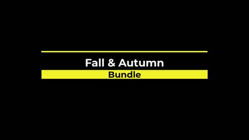 AUTUMN & FALL BUNDLE | EASY Directed Drawing & Watercolor Painting Art ...