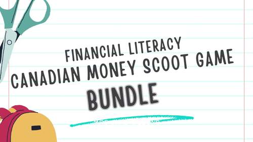Ultimate Canadian Money SCOOT Bundle by Elementary Teacher Toolkit