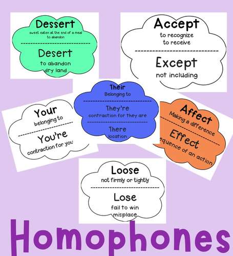 Homophones and Commonly Misused Words by Bilingual Teaching Made Easy
