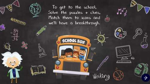 Back to School Digital Escape Character Traits Updated 2023 NO Google Form