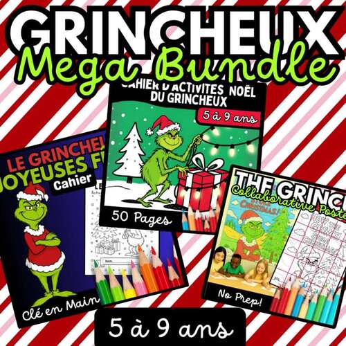 Grinch Day Grincheux Christmas french Poster – Activités de Noël en ...