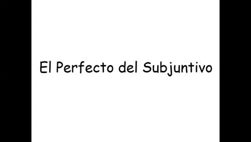Spanish Present Perfect Subjunctive Video Note Bundle | TPT