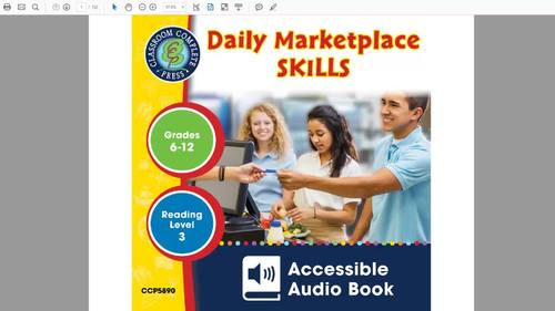 Daily Marketplace Skills - Accessible Audio Book Gr. 6-12 by CCP ...
