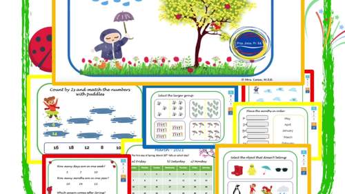 Spring is Here Boom Cards™ Seasons Months Weather Patterns Sorting by ...