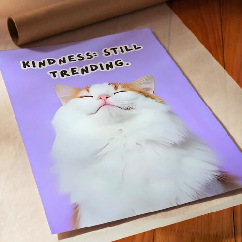 Funny Cat Class Rules Posters, Classroom Decor Bulletin Board Kit