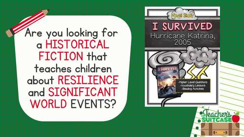 I Survived Hurricane Katrina, 2005 {Novel Study} - PRINT & DIGITAL