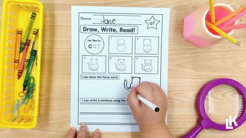 Phonics Directed Drawings Bundle by Lyndsey Kuster | TpT