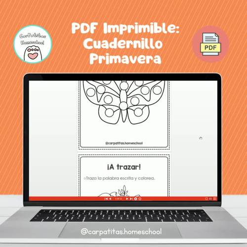 Cuadernillo de Primavera Para Niños en Español | Spanish Spring Worksheets