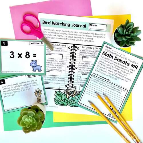 3rd Grade Multiplication and Division Project-Based Learning Unit - PBL ...