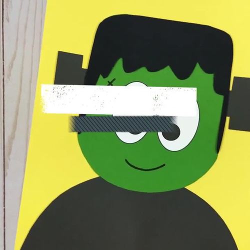 Frankenstein Craft - Halloween Bulletin Board by Non-Toy Gifts | TPT