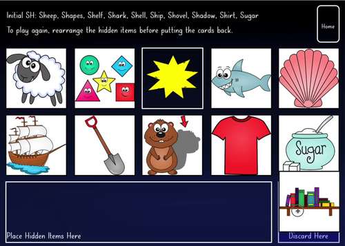 Digital Halloween Articulation Game - Find The Hidden Monster | TPT