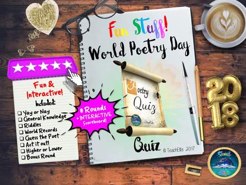 World Poetry Day Quiz by Teach Elite | TPT