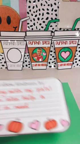 Starbucks Pumpkin Spice Latte Kindness Writing Craft by Kindergarten ...
