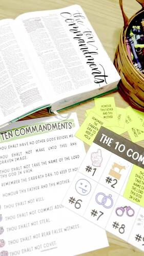 Blessed Truths: The 10 Commandments (KJV Sunday School Companion)