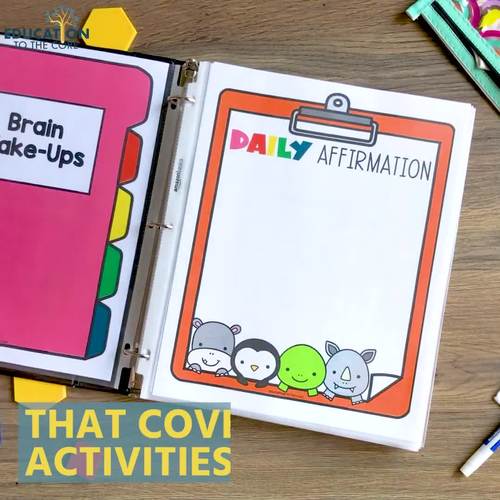 CORE Binder | Morning Work Binder | Student Binder | Back to School