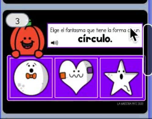 Boom Cards in Spanish- Formas planas geométricas- Halloween | TPT