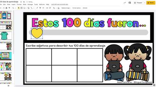 100 Días de Escuela 100th Day of School Activities in Spanish | TPT