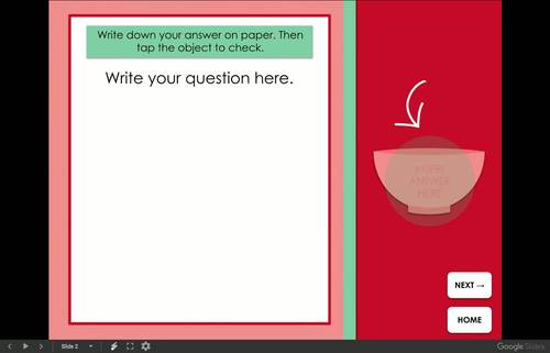 Google Slides PowerPoint Game Template | Digital Editable Self-Checking ...