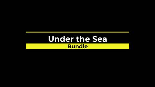 UNDER IN THE SEA BUNDLE | 3 Easy END OF THE YEAR Drawing & Painting Art ...