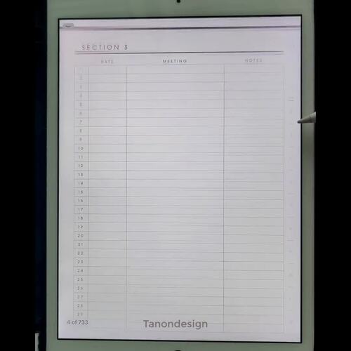 Meeting Minutes, Meeting Notes, Meeting Agenda, Digital Planner and ...