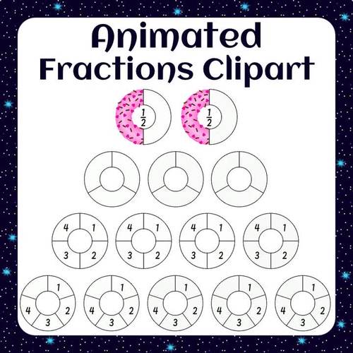 Animated GIF Valentines Donuts Fractions Clipart by Colleen's Cosmic ...