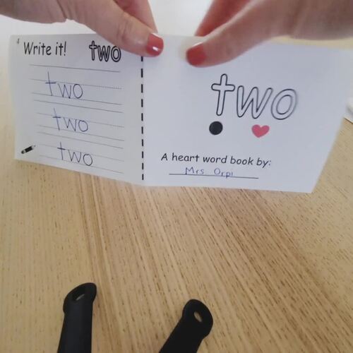 Heart Word Mapping Foldable Books - Irregular High Frequency Words