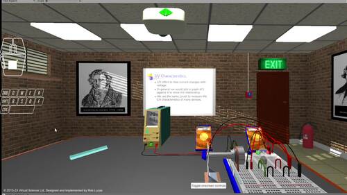 IV Characteristics of a Filament Lightbulb - Interactive 3D Simulation ...