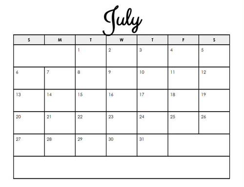 Academic Calendar 25-26 School Year | Editable Google Slides ...
