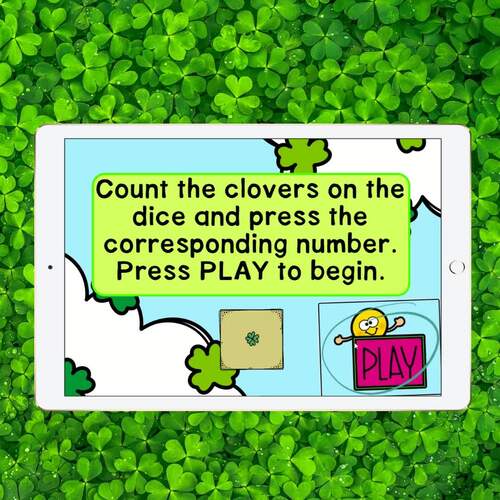 Find the numbers 1 to 12 Boom cards | Clovers by LOL - Life of Learning