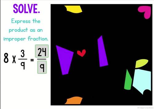 4th Grade February Math Activities Fractions and Decimals Valentine's ...