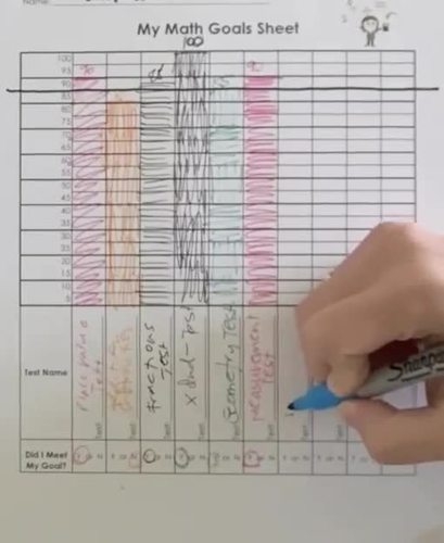 Goals Sheet for Student Data Collection by We Love To Learn | TPT