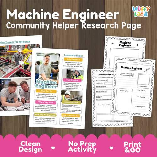 Machine Engineer Community Helper Research Project | Mechanical STEM ...