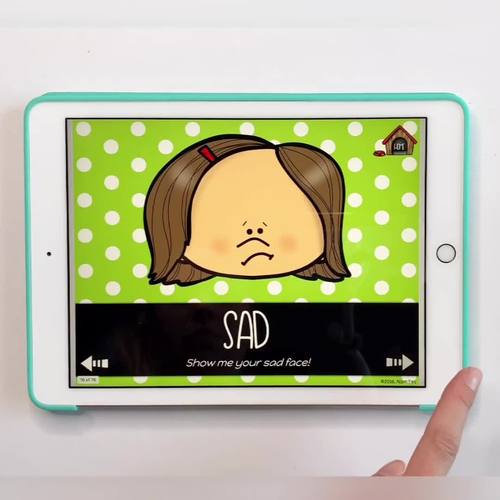 NO PRINT Emotions Speech Therapy Distance Learning by Allison Fors