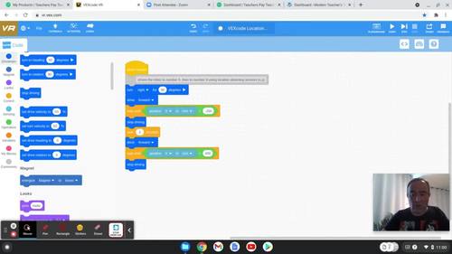 VEX Coding | Using the Location Sensor | Video | Middle School | High ...