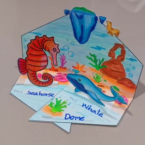 Ocean Animal 3D Craft Activity | Under the Sea | Summer Crafts by Fun ...