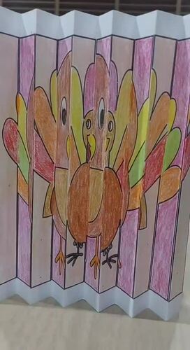 Thanksgiving Day Craft Activities 2D Poster And Coloring for Kids by ...