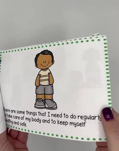 Taking Care of My Body Social Skills Story with Personal Hygiene Visuals