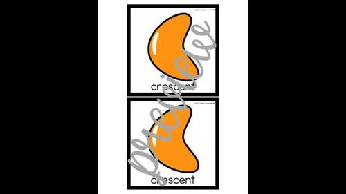 Easter 2D Shapes Memory Game Matching Game Preschool Pre-K Kindergarten ...