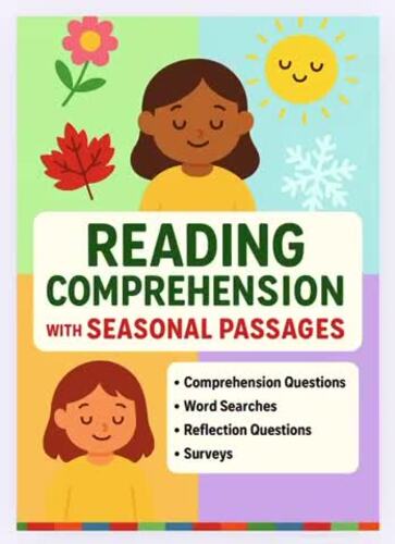 Four Seasons Reading Comprehension Bundle (Grades 1-3) by SproutandSparkle