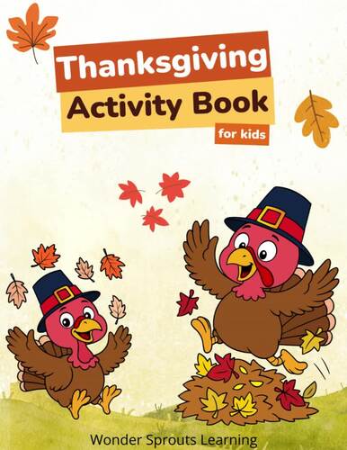 Thanksgiving Activity Book | Math, Literacy, Fine Motor Fun | TPT