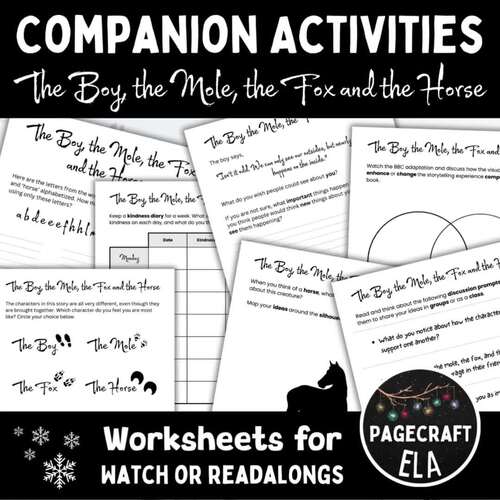 Companion Activities for The Boy, the Mole, the Fox and the Horse