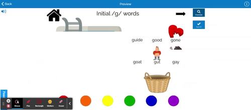 Summer Do a Dot Articulation - Level 2 BOOM Card™ by Preschool speech