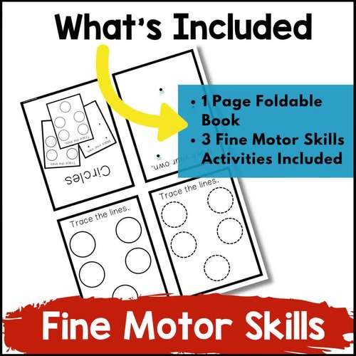PRE-Writing Practice Mini-Book - Circles (Autism, PreK, K, & Special Ed.)